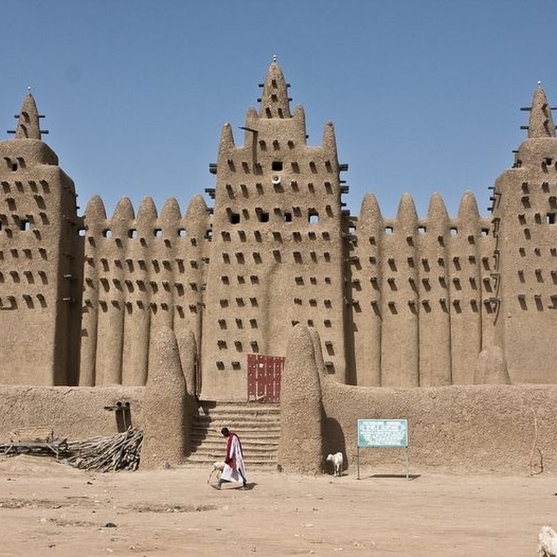 Arvind's: Great Mosque in Djenne, The Largest Mud-Brick Building in The ...