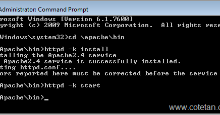 Install Apache On Windows Apache
