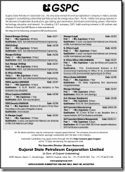 GSPC Recruitment 2014 www.gspcgroup.com