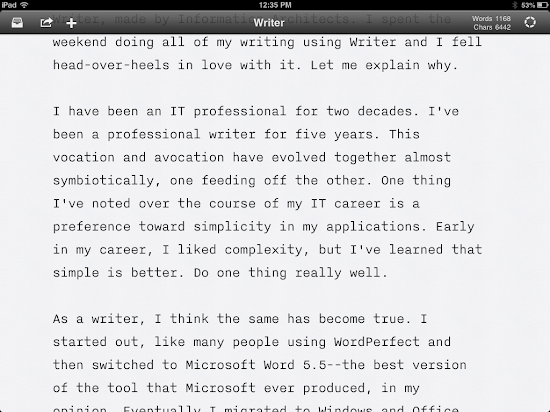 My New Favorite Writing App: Writer by Information Architects – Jamie ...