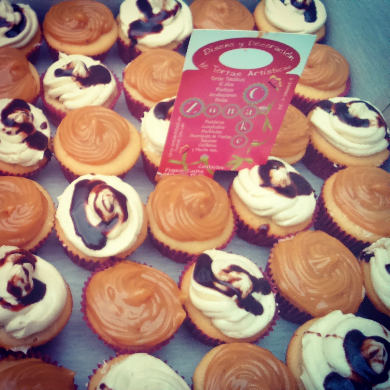 ZonaCake : Mini ponquecito de caramelo y chocolate