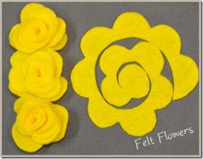 DIY Fleurs en feutrine - "PAUSE CREATIVE" Blog de l'Association