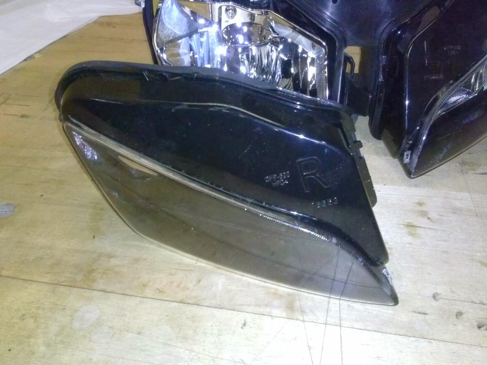 Geoff's KLR650 project: Installed 'custom' bark busters