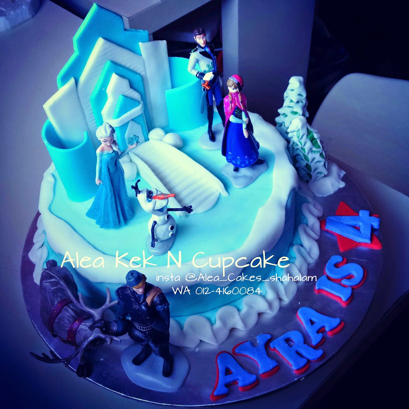 The Cake Closets by Lea: Tema Frozen Elsa & friends design #1