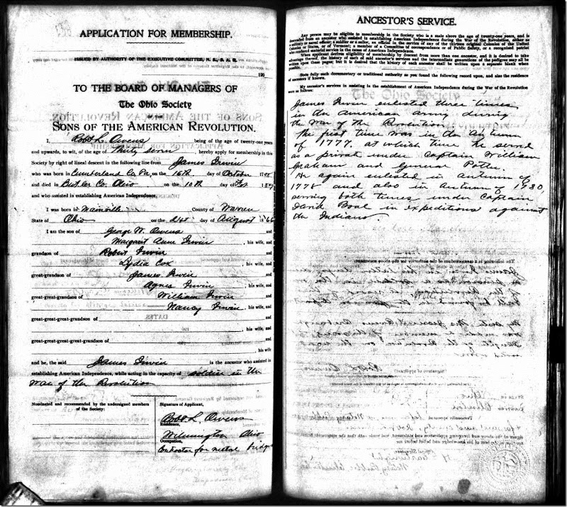 James Irwin Ancestors and Descendants: James Irwin’s (1758-1847 ...
