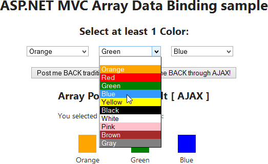 Leniel Maccaferri S Blog Data Binding View Values To An Array