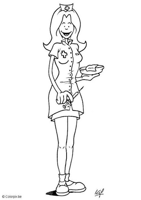 DIBUJOS DE ENFERMERAS PARA COLOREAR DIBUJOS DE ENFERMERAS PARA COLOREAR