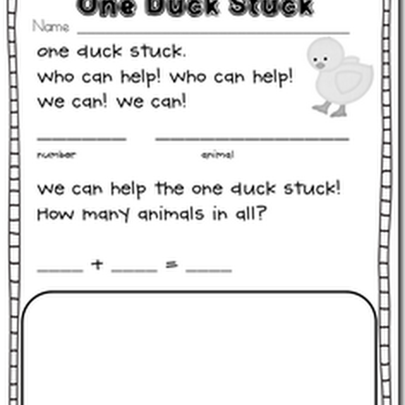One Duck Stuck Printables
