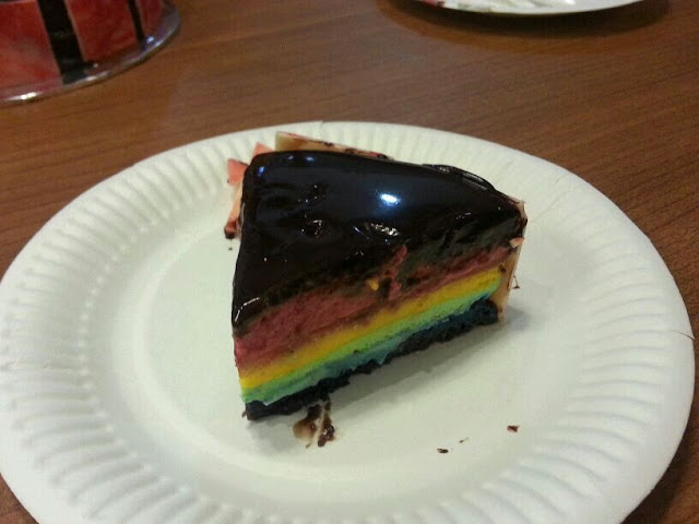 Rainbow Mousse Cake | La Douce Affaire