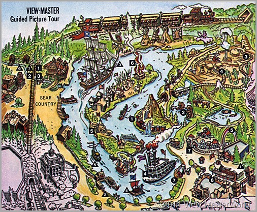 View-Master World: DISNEYLAND Frontierland (A176)
