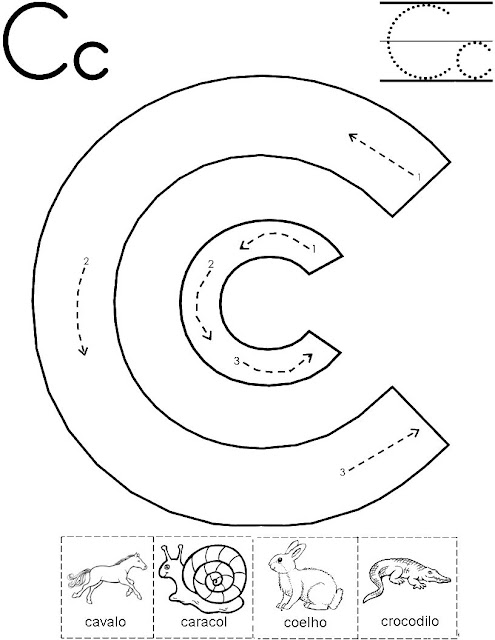 COLOREAR LAS LETRAS DEL ABECEDARIO