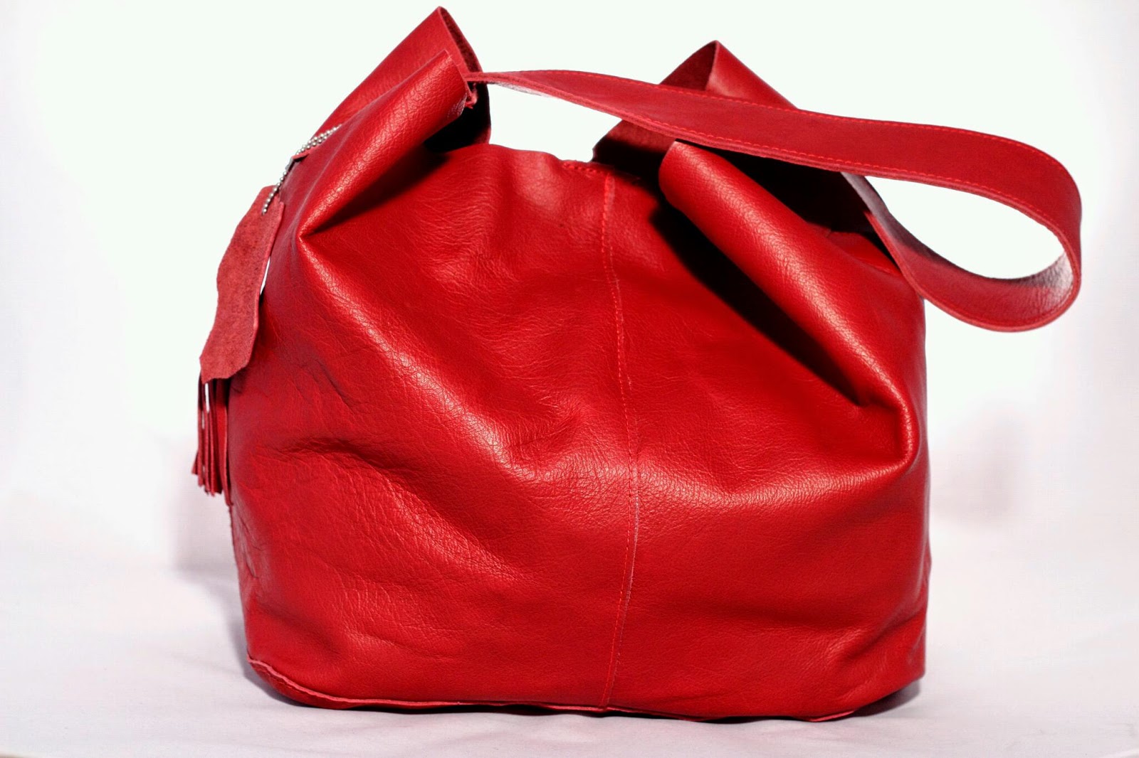 Pearls for El- Genuine leather Bags: Shopper bag