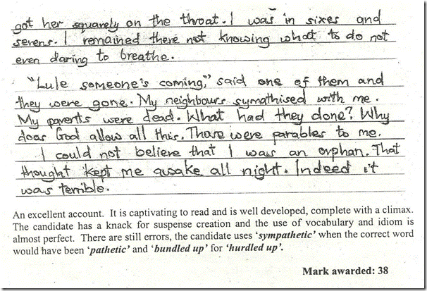 k.c.p.e revision resource: KCPE 2004 Composition analysis