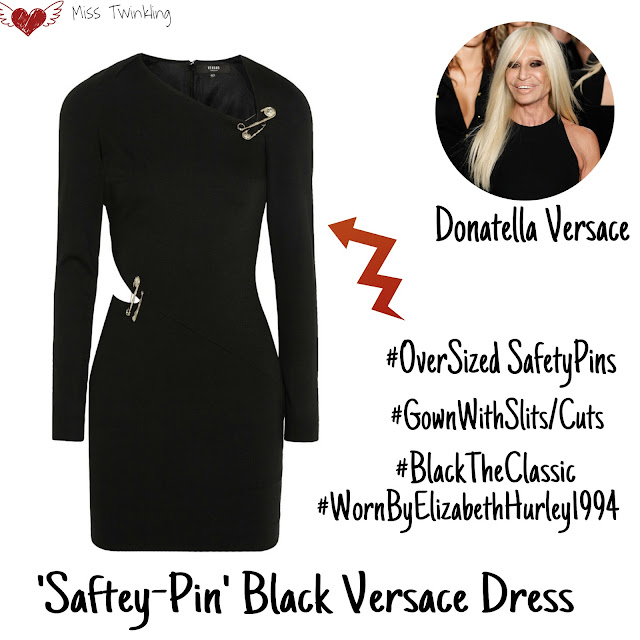 Food Fashion Travel: VERSACE 'Safety-Pin Dress'