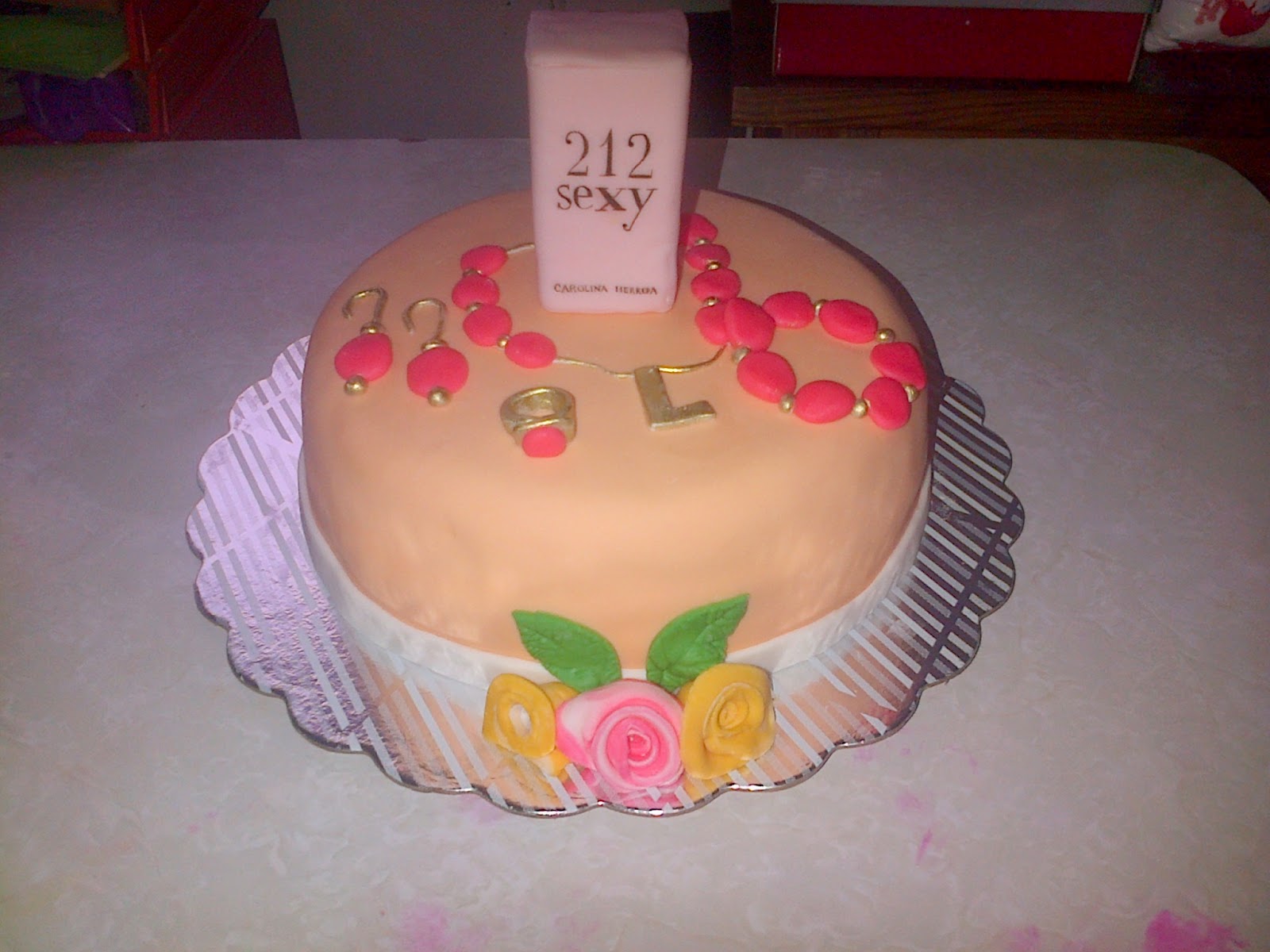 Dulce Tortura: Torta perfume con joyas