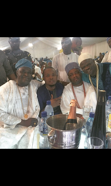 SEE: Olamide Spotted With Olofa Of Offa, Oba Elegushi | Photos
