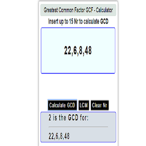 GCD Calculator Free Online - Latest version for Android - Download APK