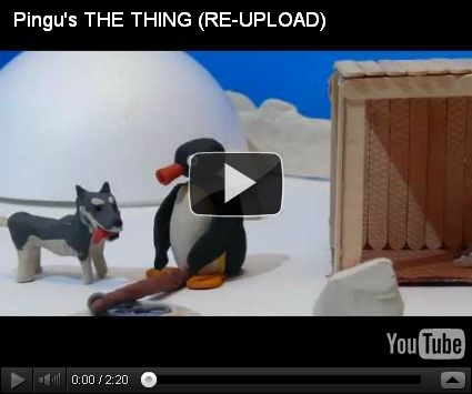 RevoltARTE Magazine: Pingu: Remake do filme “The Thing”