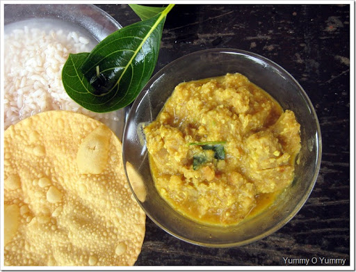 Chena Koottan / Elephant Yam in a Ground Coconut Sauce | Yummy O Yummy