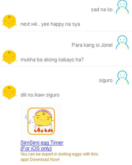Being What God wants me to be: Conversation with SimSimi