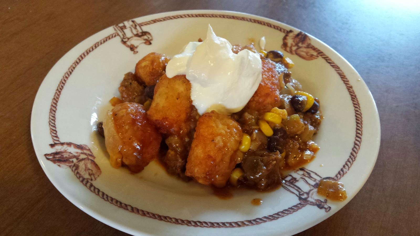 An Onion Exposed: Tator Tot Taco Bake