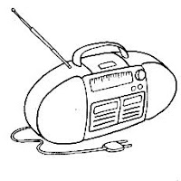 MEDIA COLORING PAGES