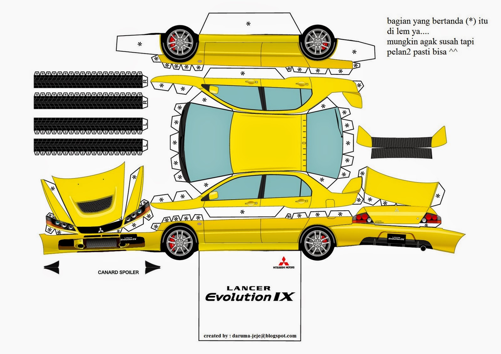 UMNC: Mobil papercraft
