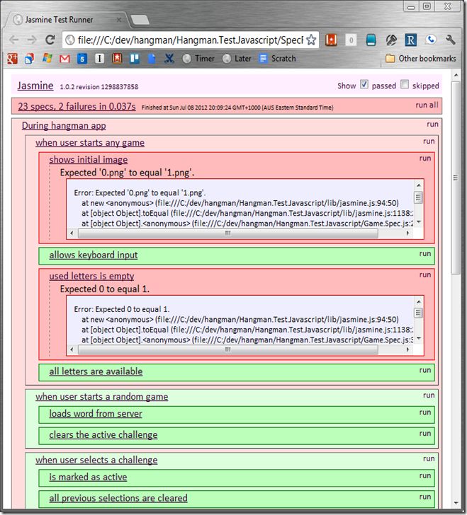 Federico Silva Armas Run Js Tests Without A Browser From Xunit Using Jasmine And Phantomjs