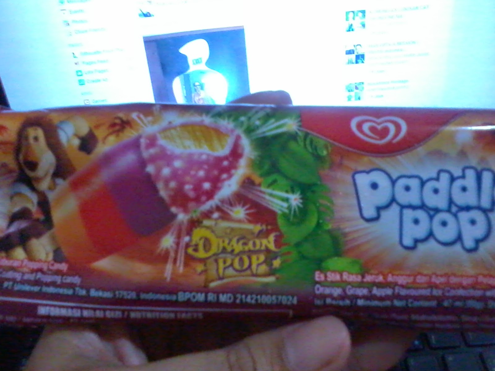 Ngemut Bakiak: Walls : Paddle Pop - Dragon Pop