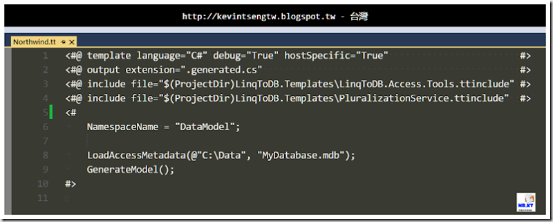 Mrkt 的程式學習筆記 Linq 與 Access Asp Mvc 專案使用 Linq To Access 的 Linqtodb Templates