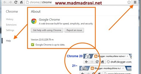 What is new in Google Chrome 22 - eye candy
