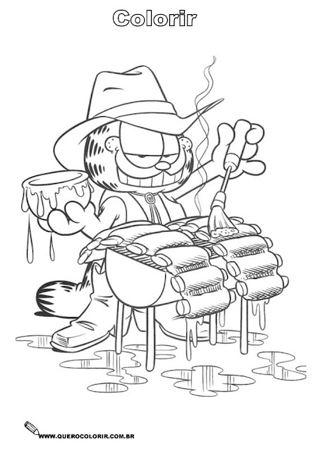 GARFIELD COLORING PAGES