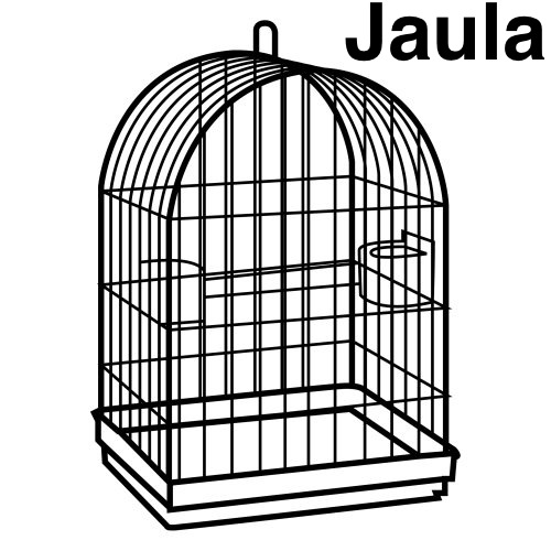 DIBUJOS PARA COLOREAR JAULAS