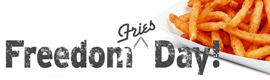 Freedom Fries Day @ Army Navy - EDnything