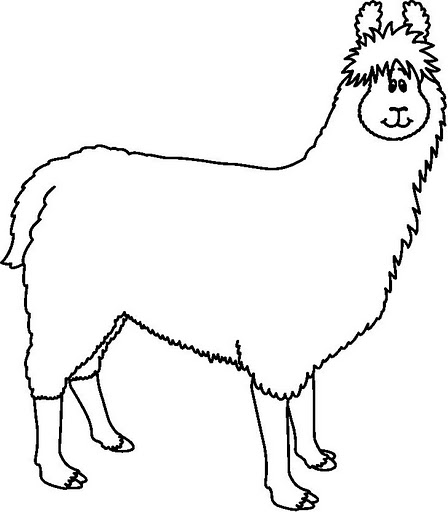 COLOREAR DIBUJOS DE LLAMAS