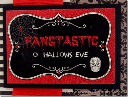 The Answer Is Chocolate: Fangtastic Treat Bags