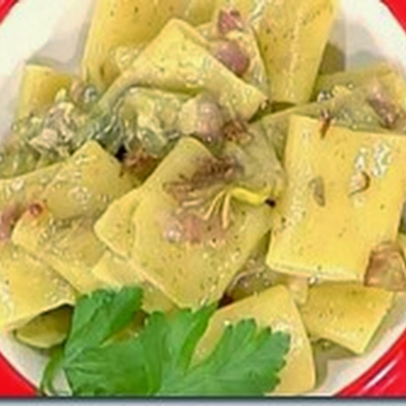 Paccheri alla carbonara di carciofi