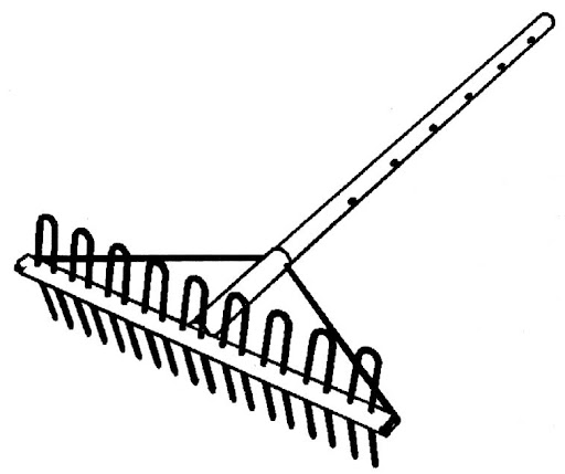 LEAF RAKE COLORING PAGES