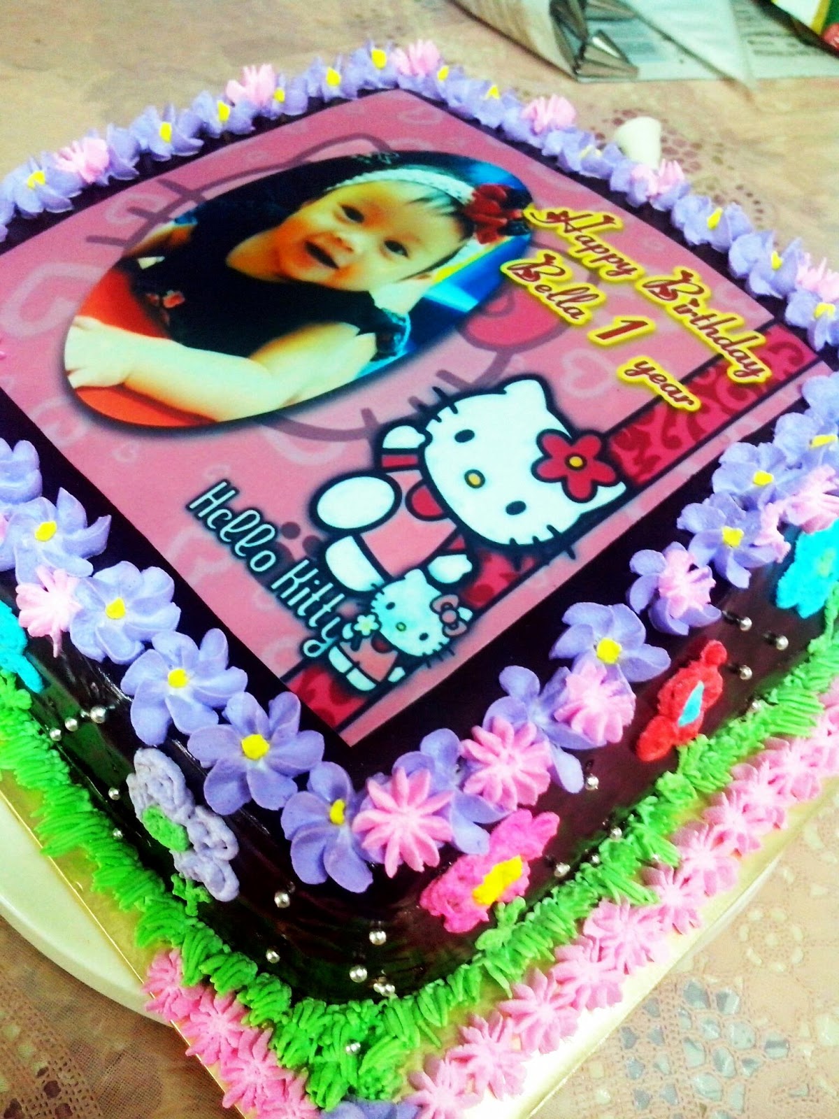 Chocolate Indulgence Cake | Birthday Cake Edible Image Hello Kitty ...