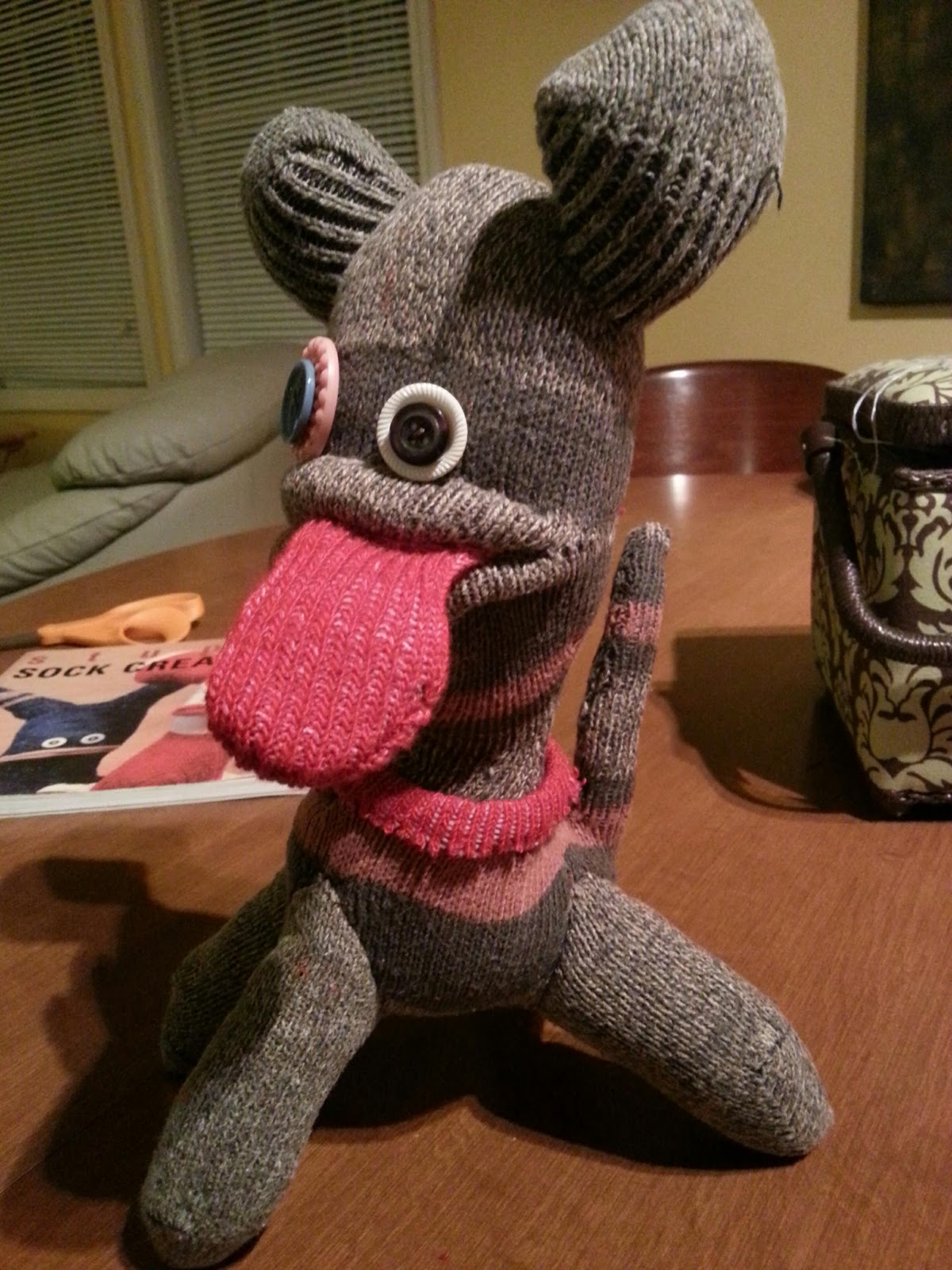 International Blue: Stupid Sock Creature