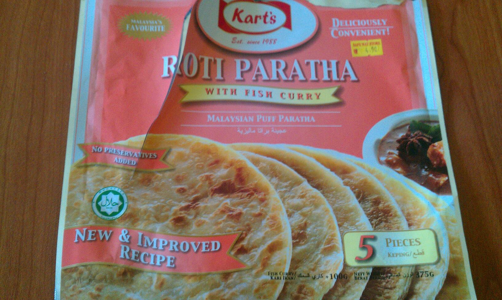 saya simpan resipi di sini ;): Roti Prata Instant