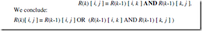 Warshall’s Algorithm -to find TRANSITIVE CLOSURE