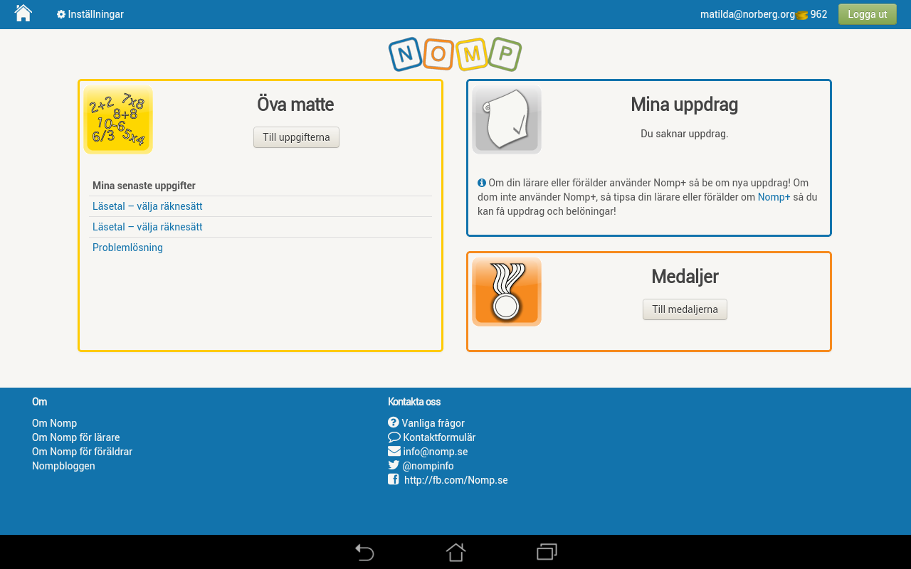 Nomp – Android-appar på Google Play