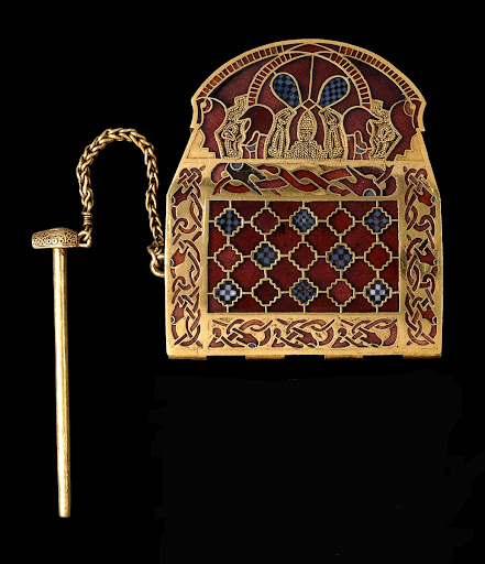 Shoulder clasps from the ship-burial at Sutton Hoo — Google Arts & Culture