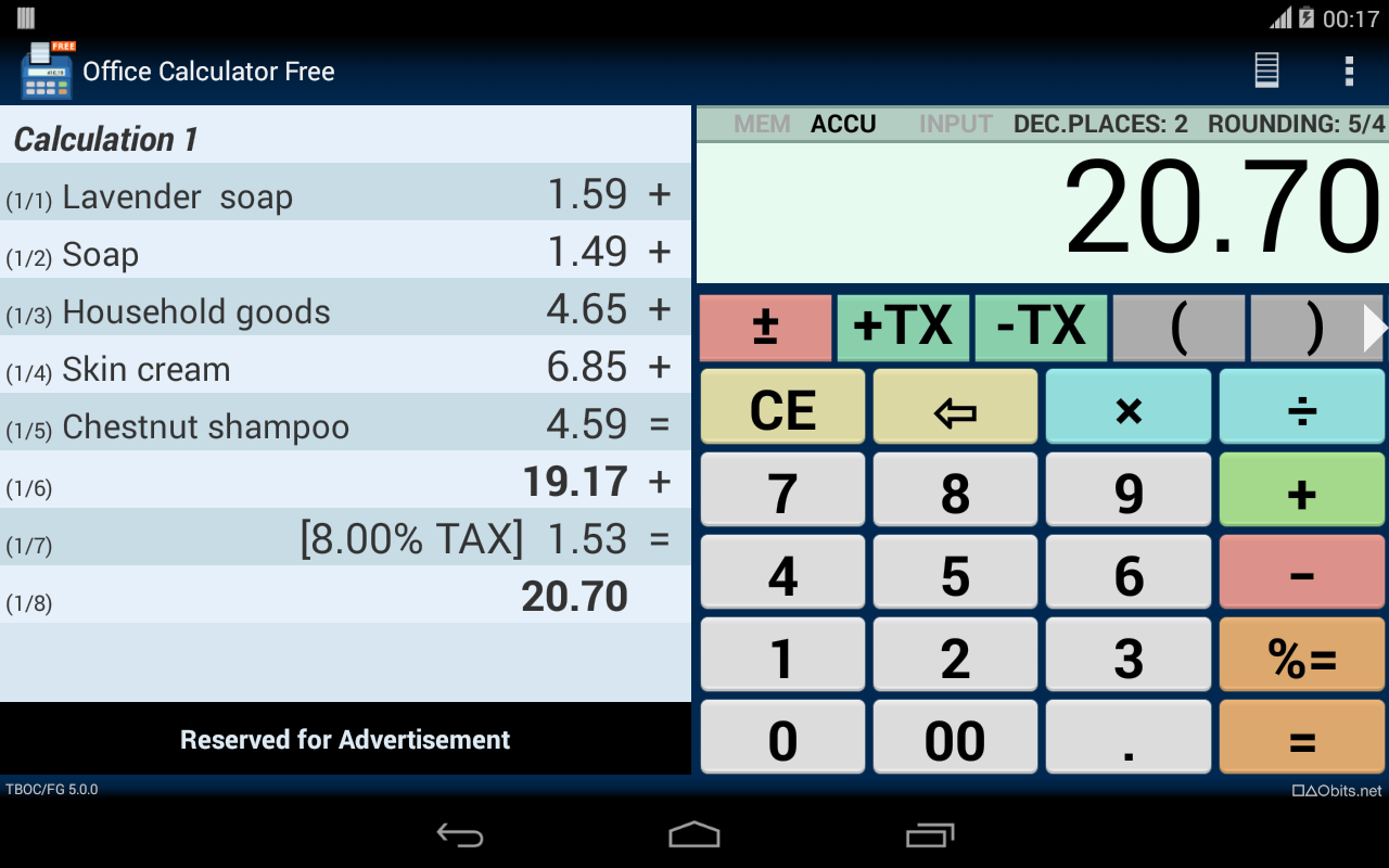 Office Calculator Free - แอปพลิเคชัน Android ใน Google Play