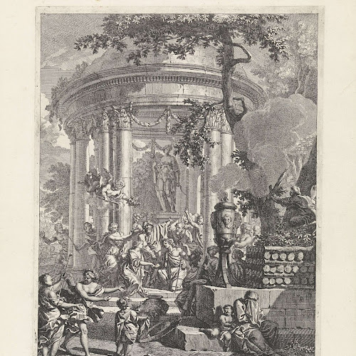 Huwelijk van Amaryllis en Mirtillo, Richard van Orley (II), ca. 1695 ...