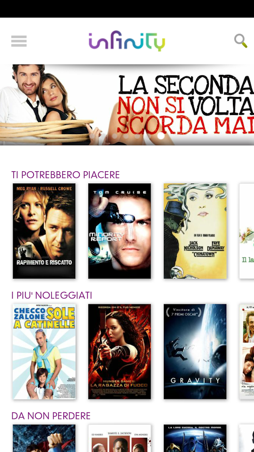 Infinity - App Android su Google Play