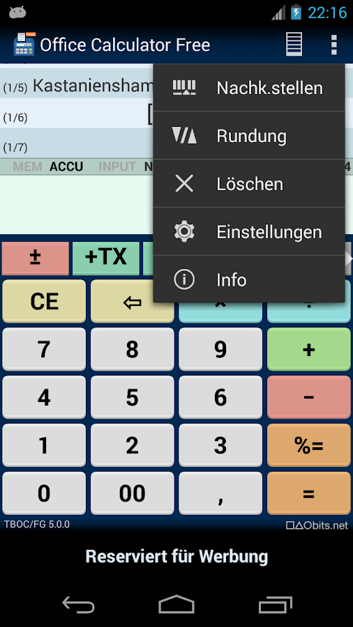 Office Taschenrechner Free – Android-Apps auf Google Play