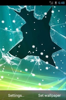 「Broken Screen Live Wallpaper」 - Androidアプリ | APPLION