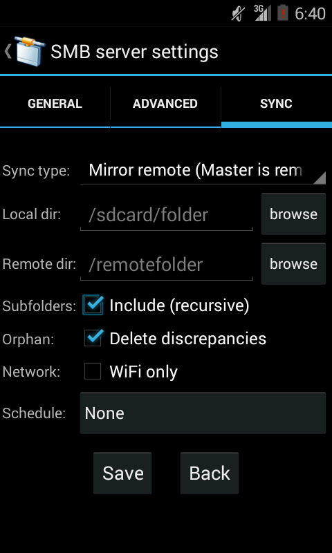 AndSMB (samba client) - Google Play の Android アプリ